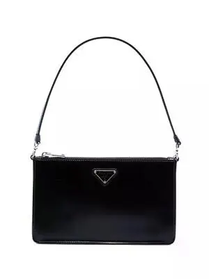 Prada 2000-2013 Mini Spazzolato Leather Shoulder Bag