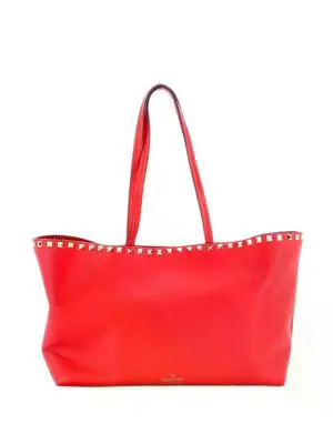 Valentino Garavani Rockstud Shopper Leather Medium Tote Bag