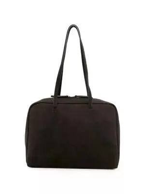 ALYSI Bowling Suede Shoulder Bag