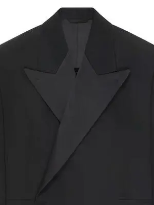 Givenchy Oversized Satin-lapel Suit Jacket