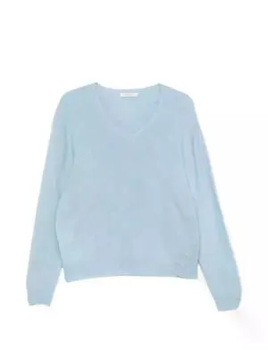 Ivory Paris V Neck Knitwear For Women