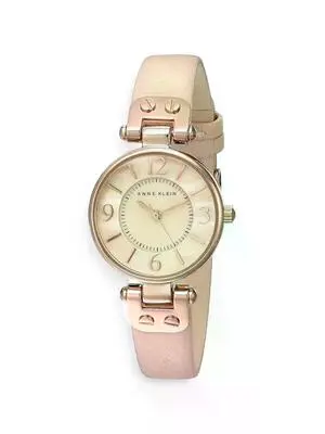 Anne Klein Logo-detail 26mm Watch - Neutrals