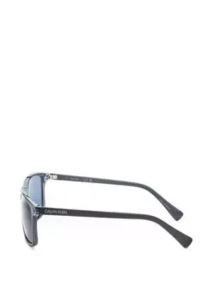 Calvin Klein Rectangle-frame Sunglasses - Blue