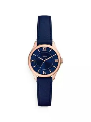 Fossil Gilmore 28mm Watch - Blue