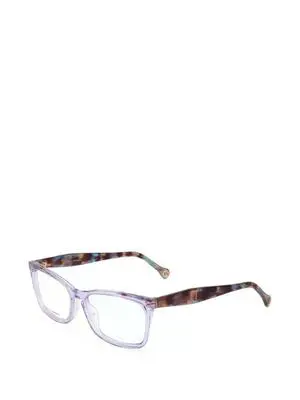 Carolina Herrera Tortoiseshell-effect Glasses - Purple