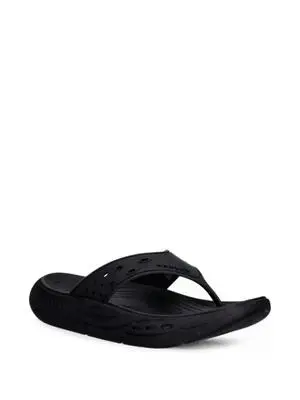 Oakley Studio Perforated Logo-embossed Flip-flops