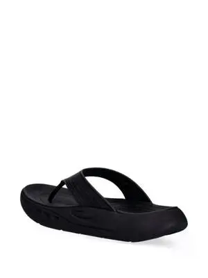 Oakley Studio Perforated Logo-embossed Flip-flops