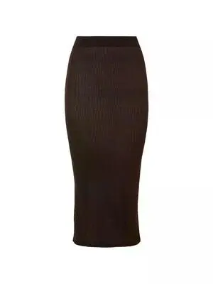 Wolford Seamless Micro-mesh Fitted Midi Skirt
