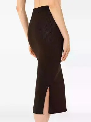 Wolford Seamless Micro-mesh Fitted Midi Skirt