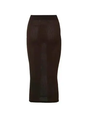 Wolford Seamless Micro-mesh Fitted Midi Skirt