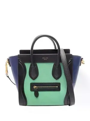 Celine Nano Luggage Satchel - Green