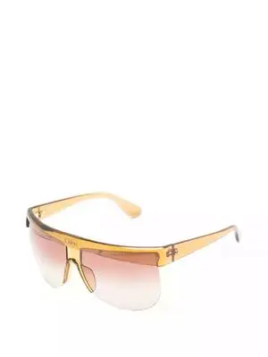 Chloé Gradient Geometric-frame Sunglasses - Neutrals