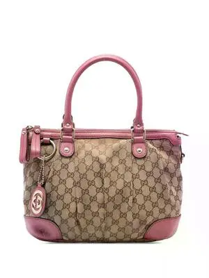 Gucci 2016-2026 Gg Canvas Sukey Satchel - Neutrals