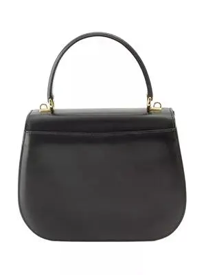 Gucci 20th Century Calfskin Top Handle Bag Satchel - Black