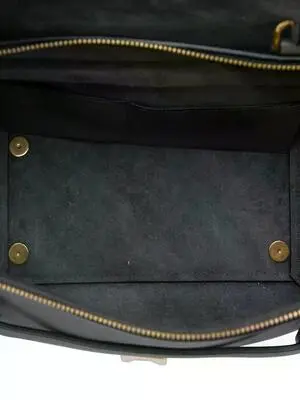Celine 2018 Mini Grained Calfskin Belt Bag Satchel