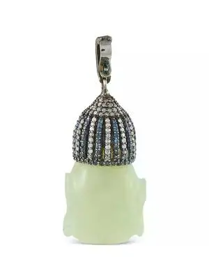 LB EXCLUSIVE Sterling Multi-stone Buddha Pendant