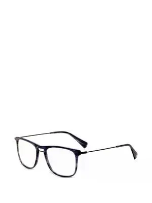 John Varvatos Rectangle Frame Eyeglasses - Blue