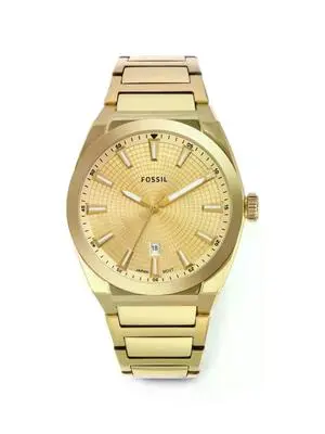 Fossil Everett 42mm Watch - Gold