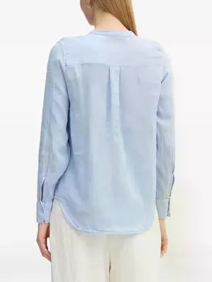 MOS MOSH Artina Mandarin-collar Long-sleeve Shirt