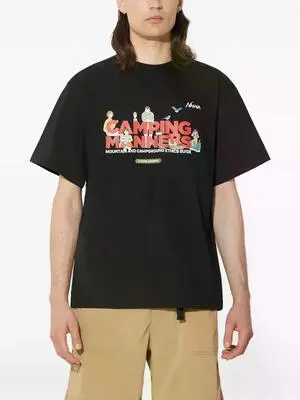 NANGA Camping Manners T-shirt - Black