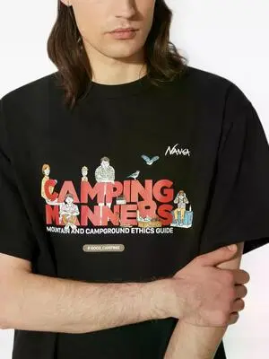 NANGA Camping Manners T-shirt