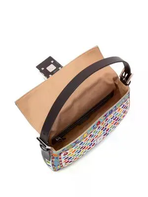 Fendi Baguette Bead-embellished Shoulder Bag