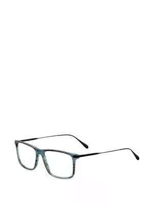 John Varvatos Rectangle-frame Glasses - Blue