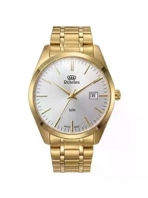 RICHELIEU SWISS Classic 42mm Watch - Silver