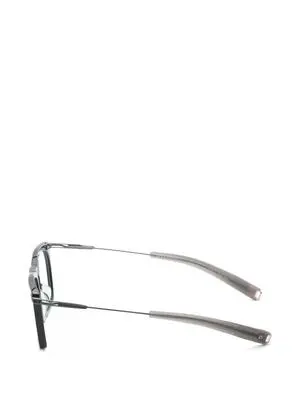 Dita Lancier Rectangle-frame Eyeglasses - Black