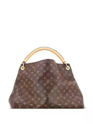 LOUIS VUITTON Artsy Monogram Canvas Mm Hobo Bag - Brown