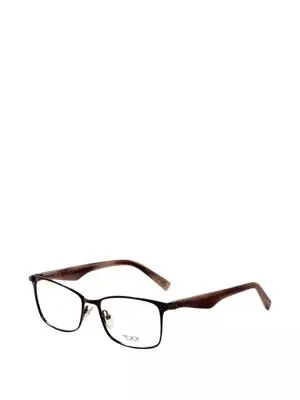 Tumi Rectangle-frame Glasses - Brown