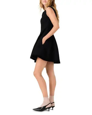 Maje Rydera Tweed Fringe Hem Dress