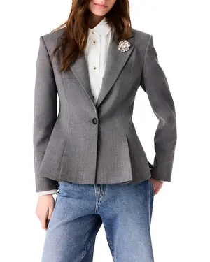 Maje Veandra Flared Blazer