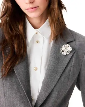 Maje Veandra Flared Blazer