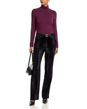 L'Agence Lani Turtleneck Long Sleeve Top
