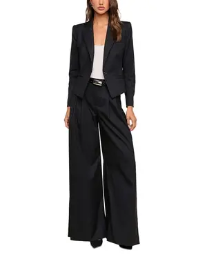 L'Agence Misa Cropped Single Breasted Blazer