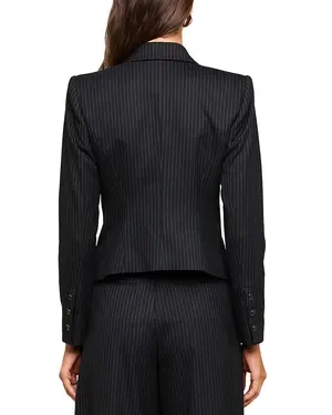 L'Agence Misa Cropped Single Breasted Blazer