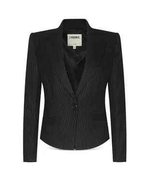 L'Agence Misa Cropped Single Breasted Blazer