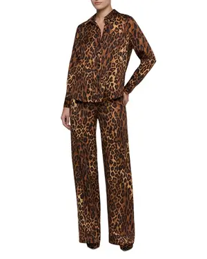 L'Agence Ellery Printed Long Sleeve Blouse