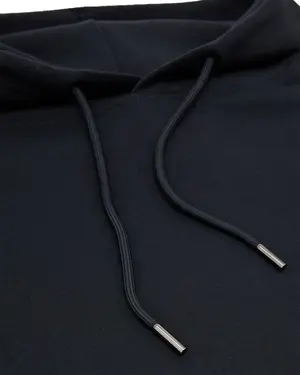 REISS Falco Interlock Relaxed Pullover Hoodie