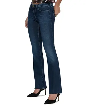 L'Agence Ruth High Rise Straight Jeans