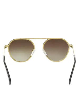 Rag & Bone Round Sunglasses, 51mm - Bronze Other/brown Gradient