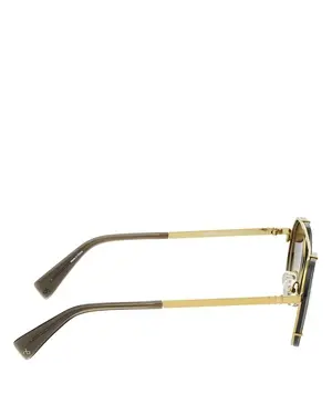 Rag & Bone Round Sunglasses, 51mm - Bronze Other/brown Gradient