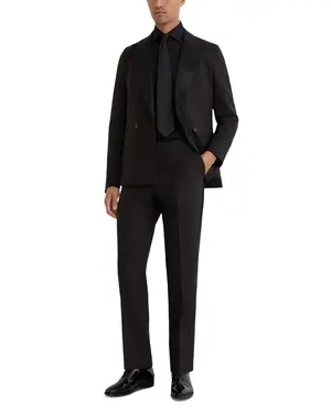 REISS Wool Classic Fit Tuxedo Suit Trousers