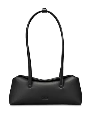 FREJA Mini Chrystie Faux Leather Shoulder Bag - Black