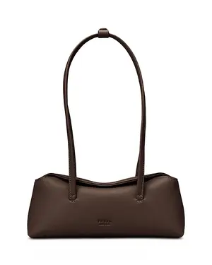 FREJA Mini Chrystie Faux Leather Shoulder Bag - Espresso