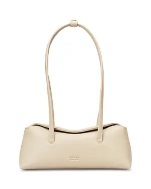 FREJA Mini Chrystie Faux Leather Shoulder Bag - Oat