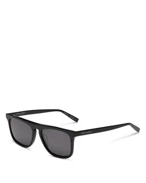 Saint Laurent Square Sunglasses, 56mm - Black