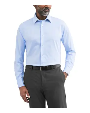 Bloomingdale'S Regular Fit Stretch Dress Shirt Exclusive - Sky Blue