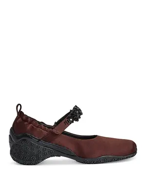 Simone Rocha Satin Ballet Runner Flats